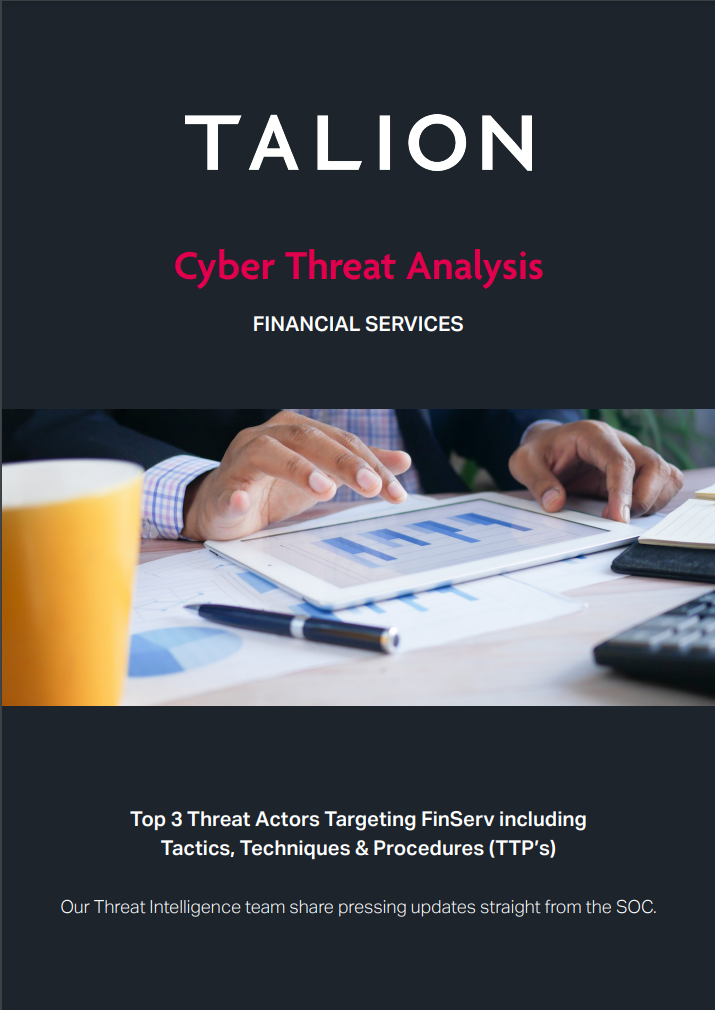 Talion Cyber Threat Analysis - Financial Services