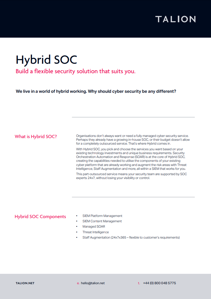 Hybrid SOC Datasheet